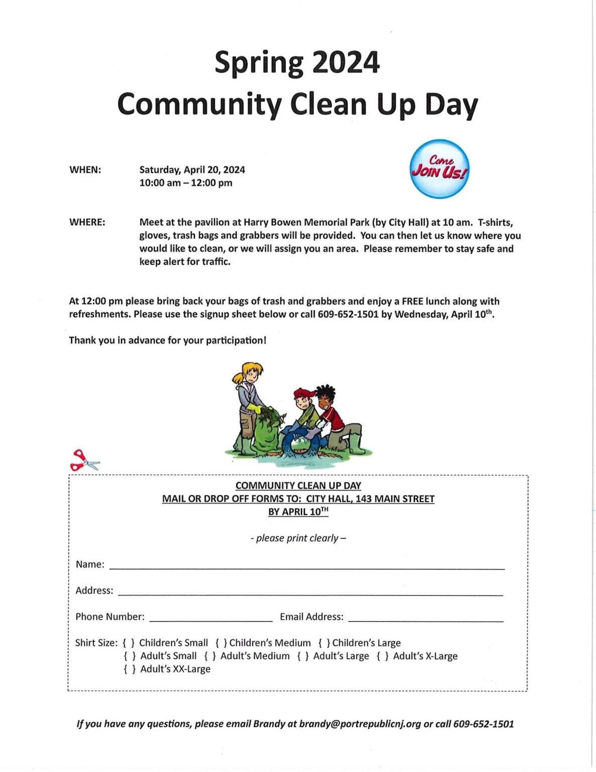 Join us for our Spring Clean Up – Saturday, April 20th – City of Port ...